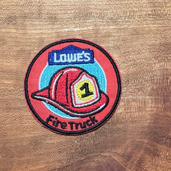 Accessories | Lowes Grow And Build Fire Truck Patch For Kids | Poshmark